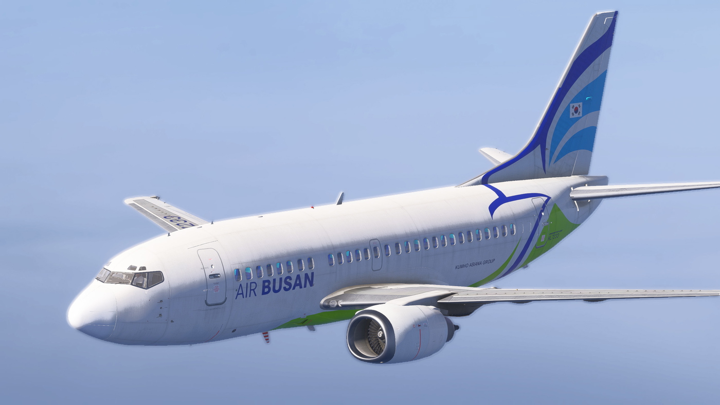 Air Busan 737-500 (HL7233) w/Cabin | CSS 737-500 for Microsoft Flight ...