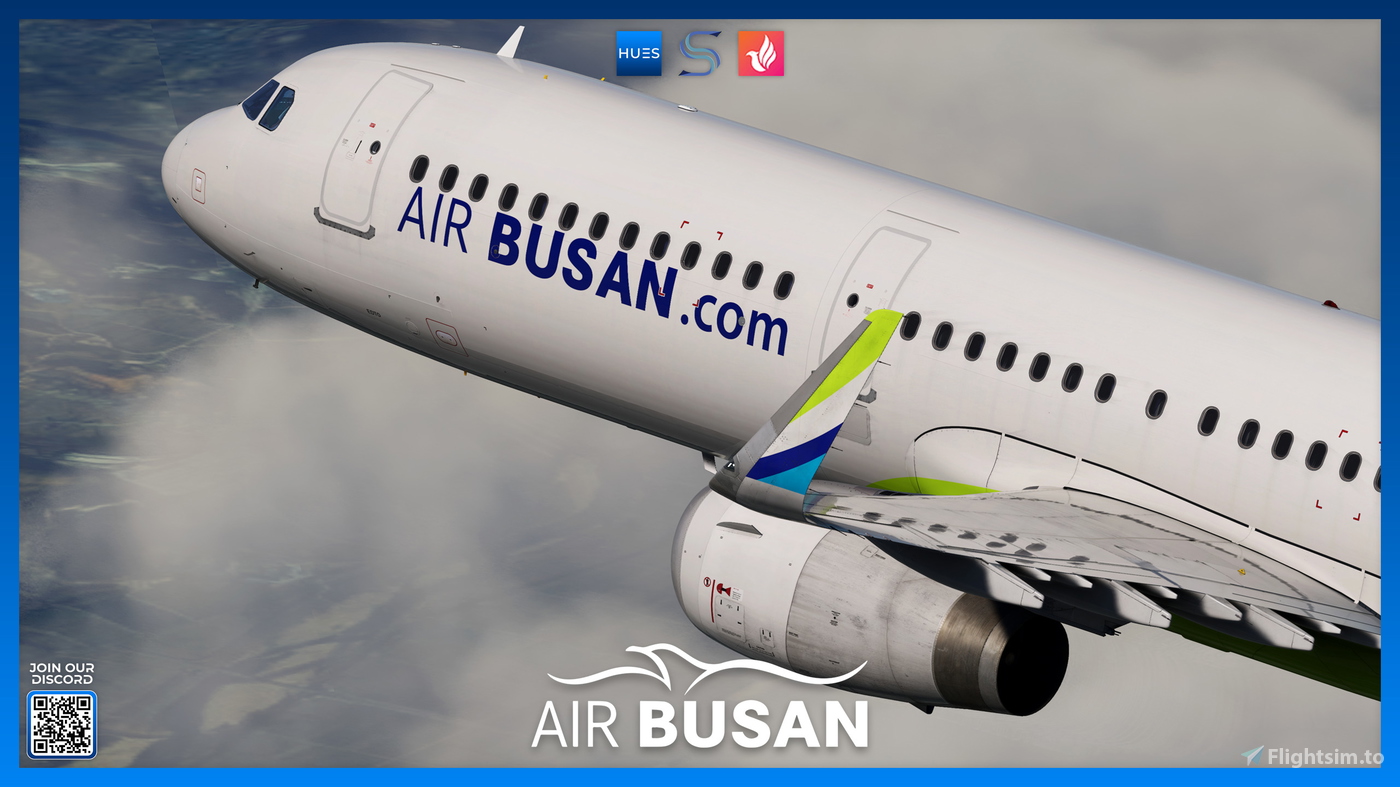 Air Busan Fleet Pack | Fenix A321 | 8K & 4K のために Microsoft Flight Simulator | MSFS