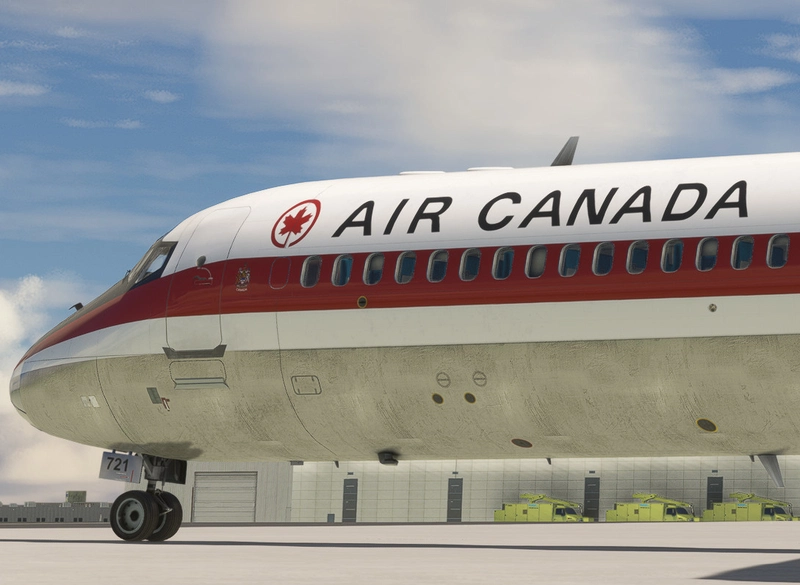AIR CANADA - CF-TLV -SkySimuleations DC9-30 w/cabin for Microsoft ...