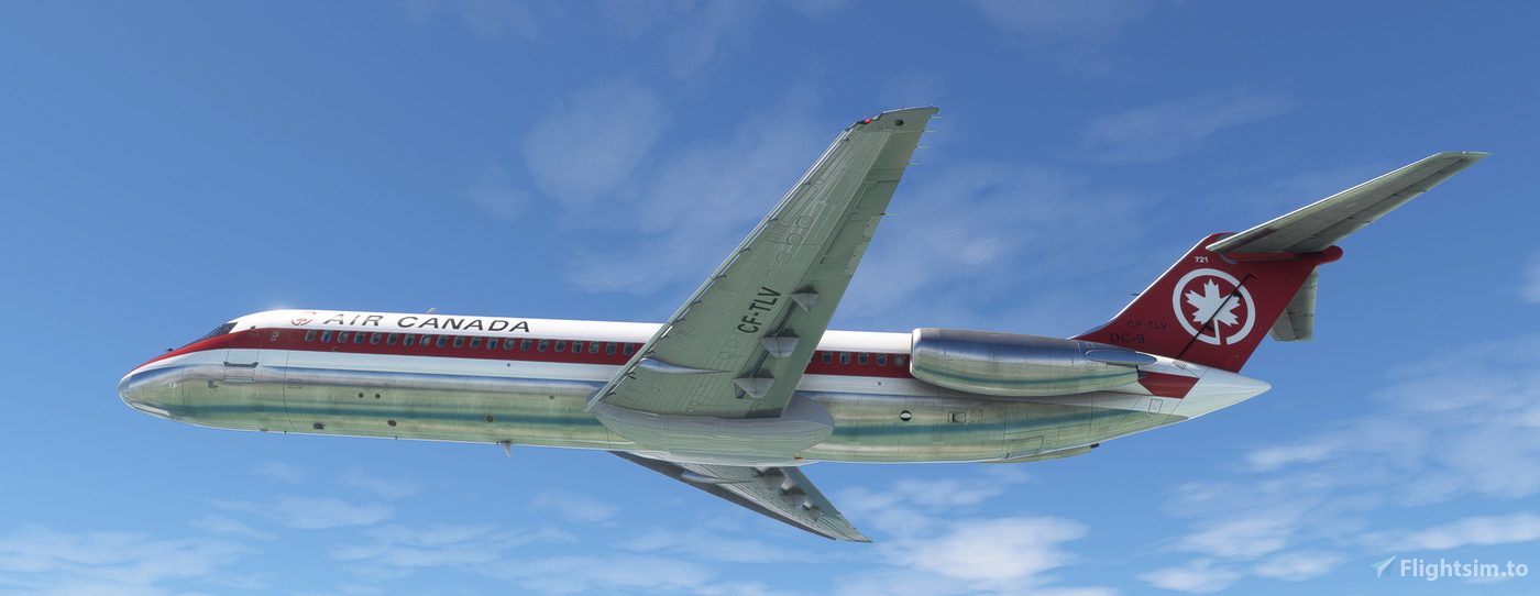 AIR CANADA - CF-TLV -SkySimuleations DC9-30 w/cabin for Microsoft ...