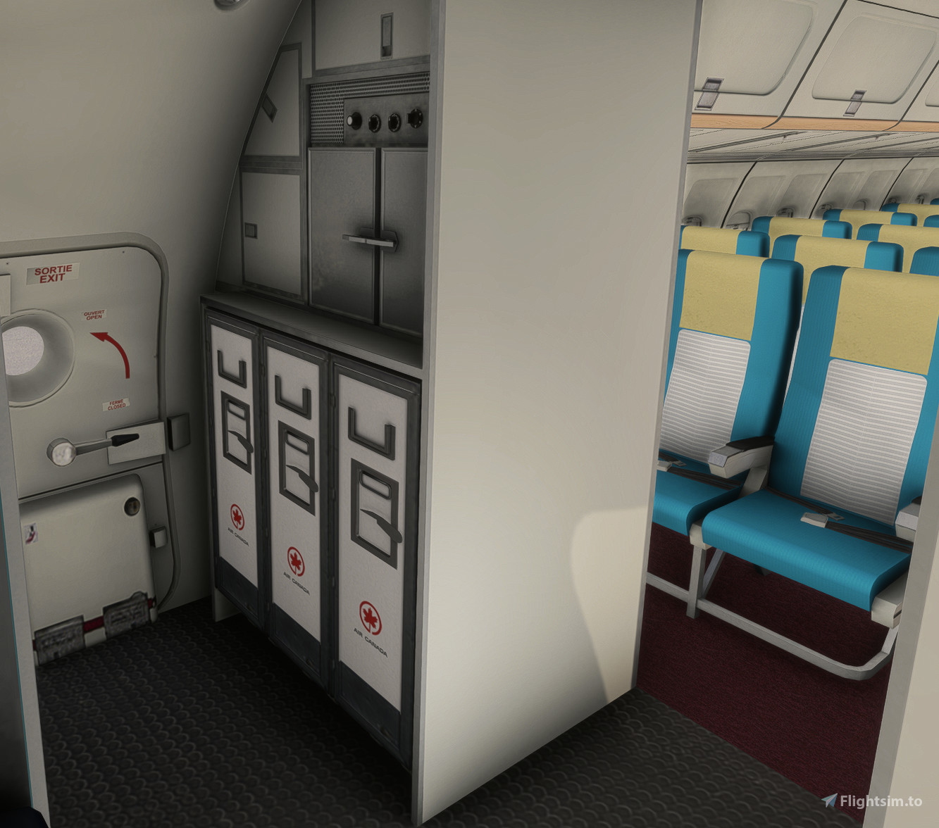 AIR CANADA - CF-TLV -SkySimuleations DC9-30 w/cabin for Microsoft ...