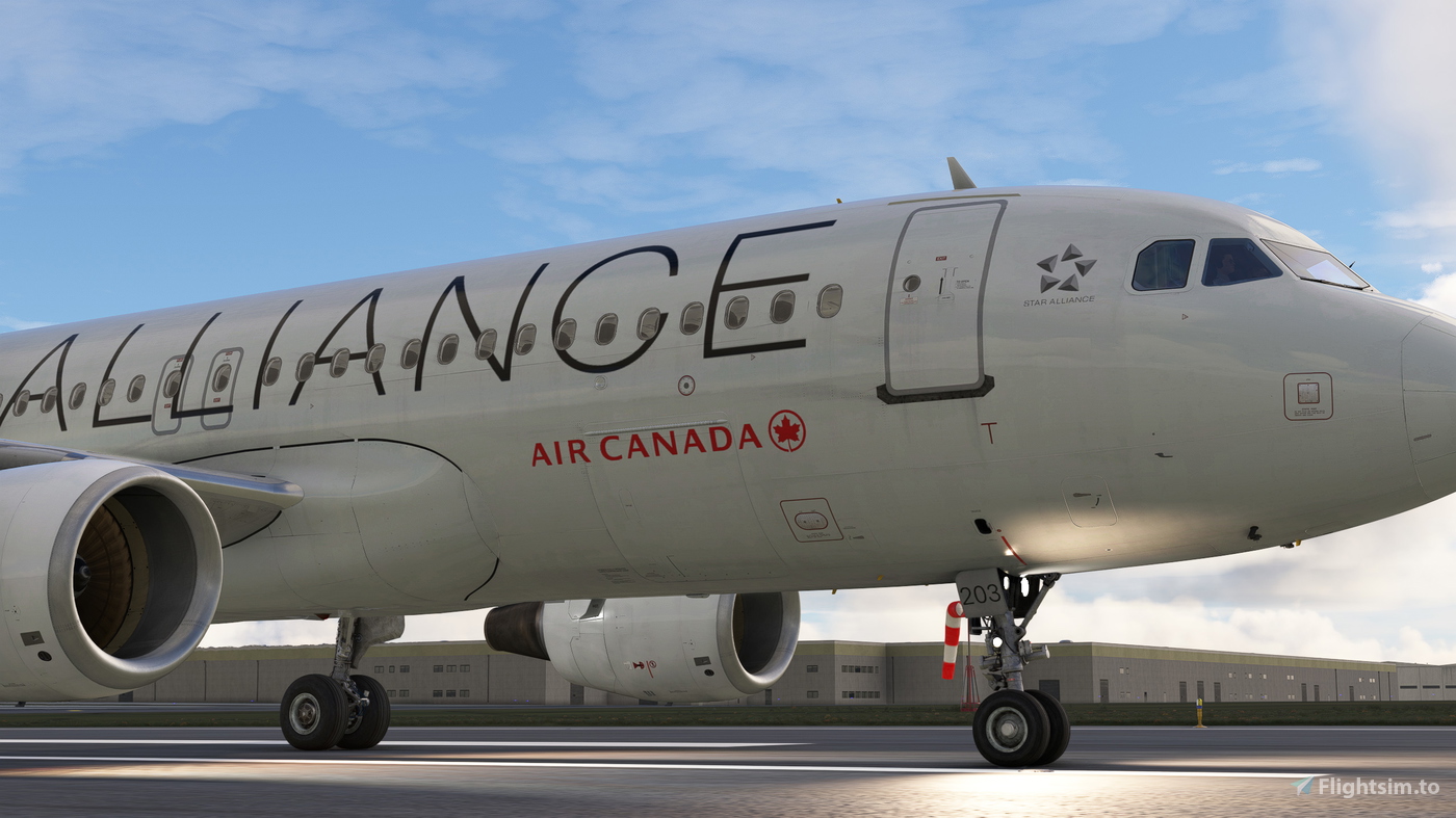 Air Canada | C-FDRH Star Alliance | Fenix A320 CFM | 4K 对于 Microsoft ...