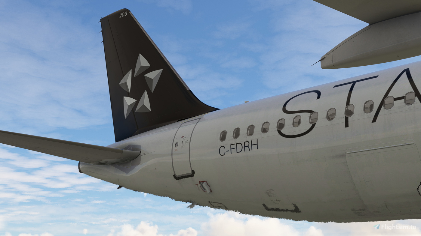 Air Canada | C-FDRH Star Alliance | Fenix A320 CFM | 4K for Microsoft ...