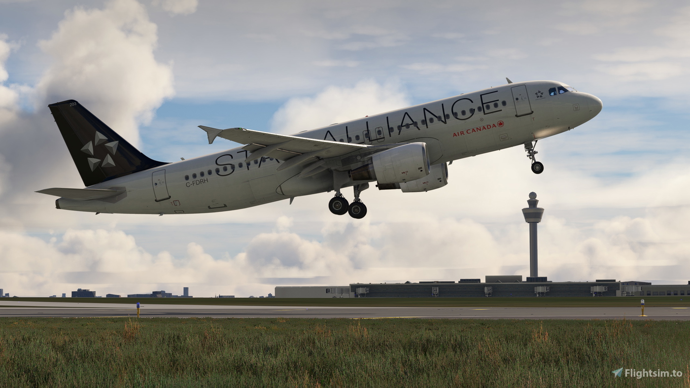 Air Canada | C-FDRH Star Alliance | Fenix A320 CFM | 4K for Microsoft ...