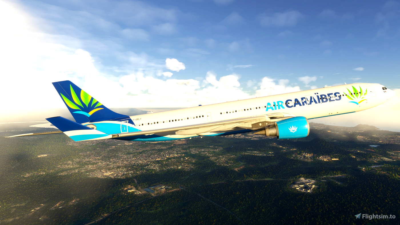 Threads - Air Caraïbes Pack w/cabin | iniBuilds Airbus A330-300 GE [8K/4K] voor Microsoft Flight ...