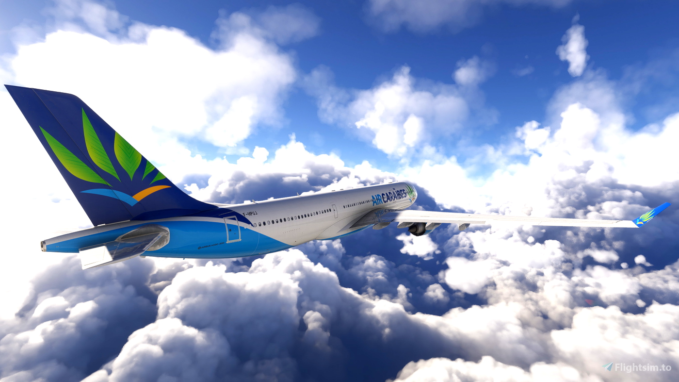 Threads - Air Caraïbes Pack w/cabin | iniBuilds Airbus A330-300 GE [8K/4K] voor Microsoft Flight ...