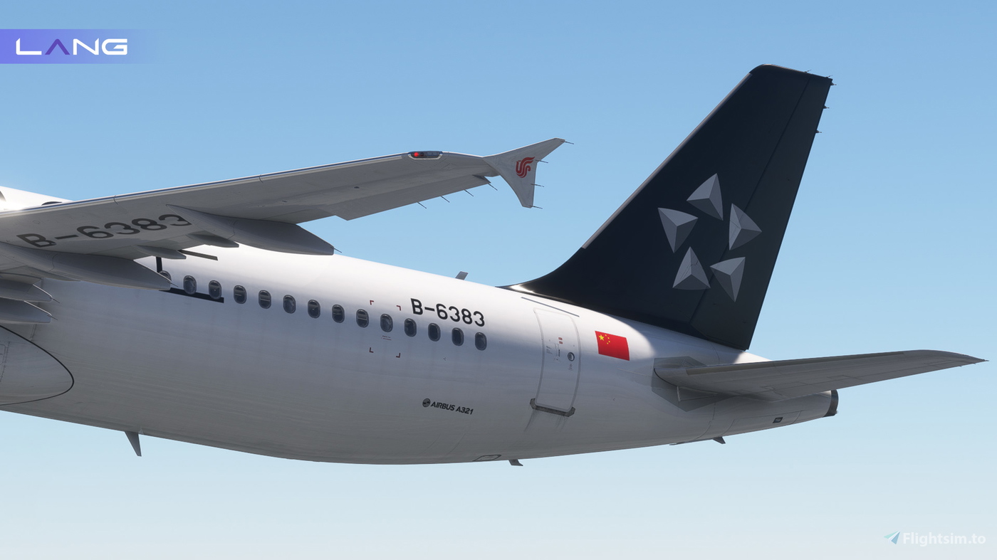 Air China Star Alliance With Cabin B-6383 CFM 8K Fenix A321 for ...