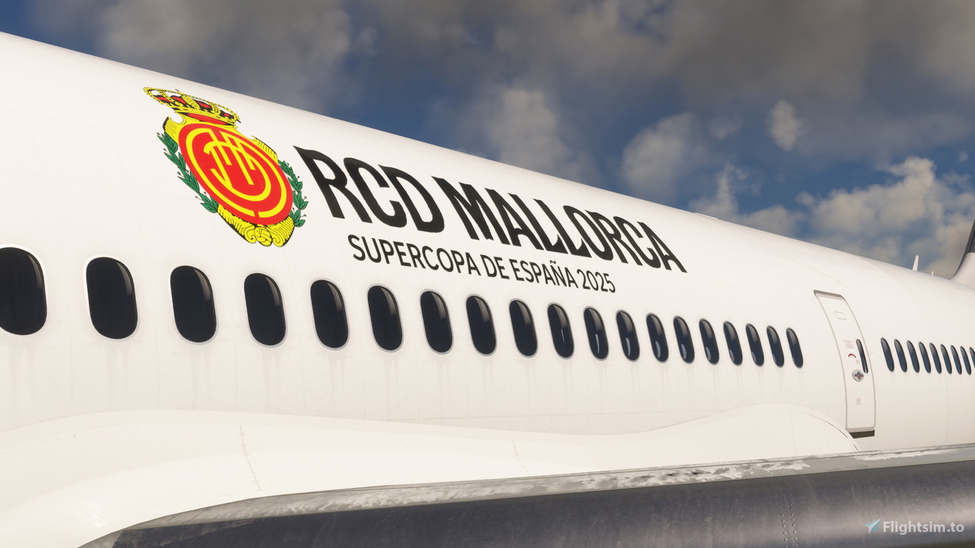 Air Europa EC-NBM / "RCD MALLORCA" Sticker for Microsoft Flight ...