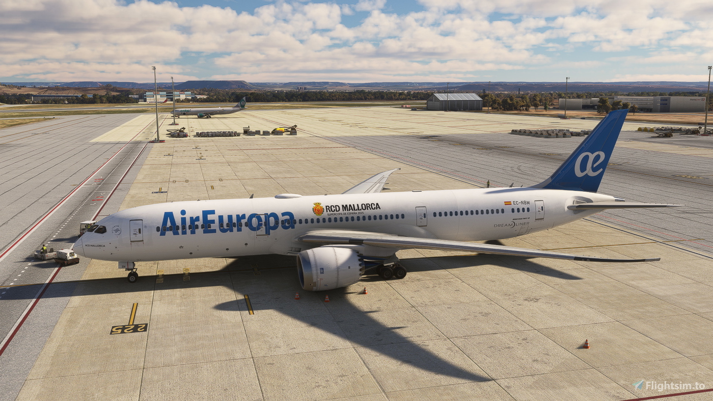 Air Europa EC-NBM / "RCD MALLORCA" Sticker for Microsoft Flight ...