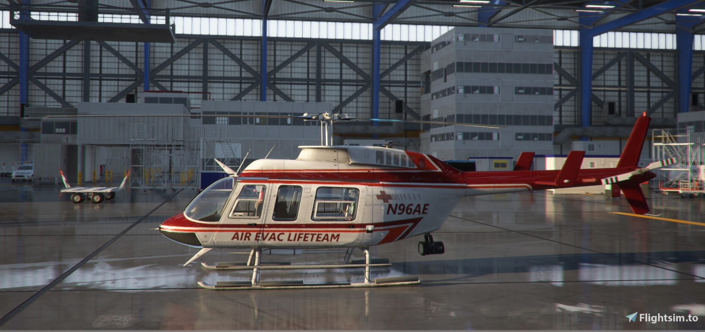 Air Evac Lifeteam 206L for Microsoft Flight Simulator | MSFS