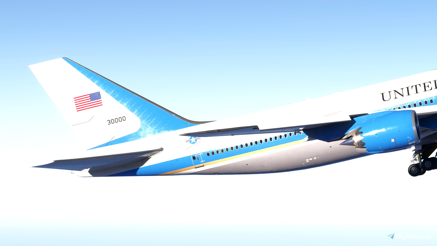 Threads - Air Force One VC25-A Boeing 747-8i - 8K para Microsoft Flight ...