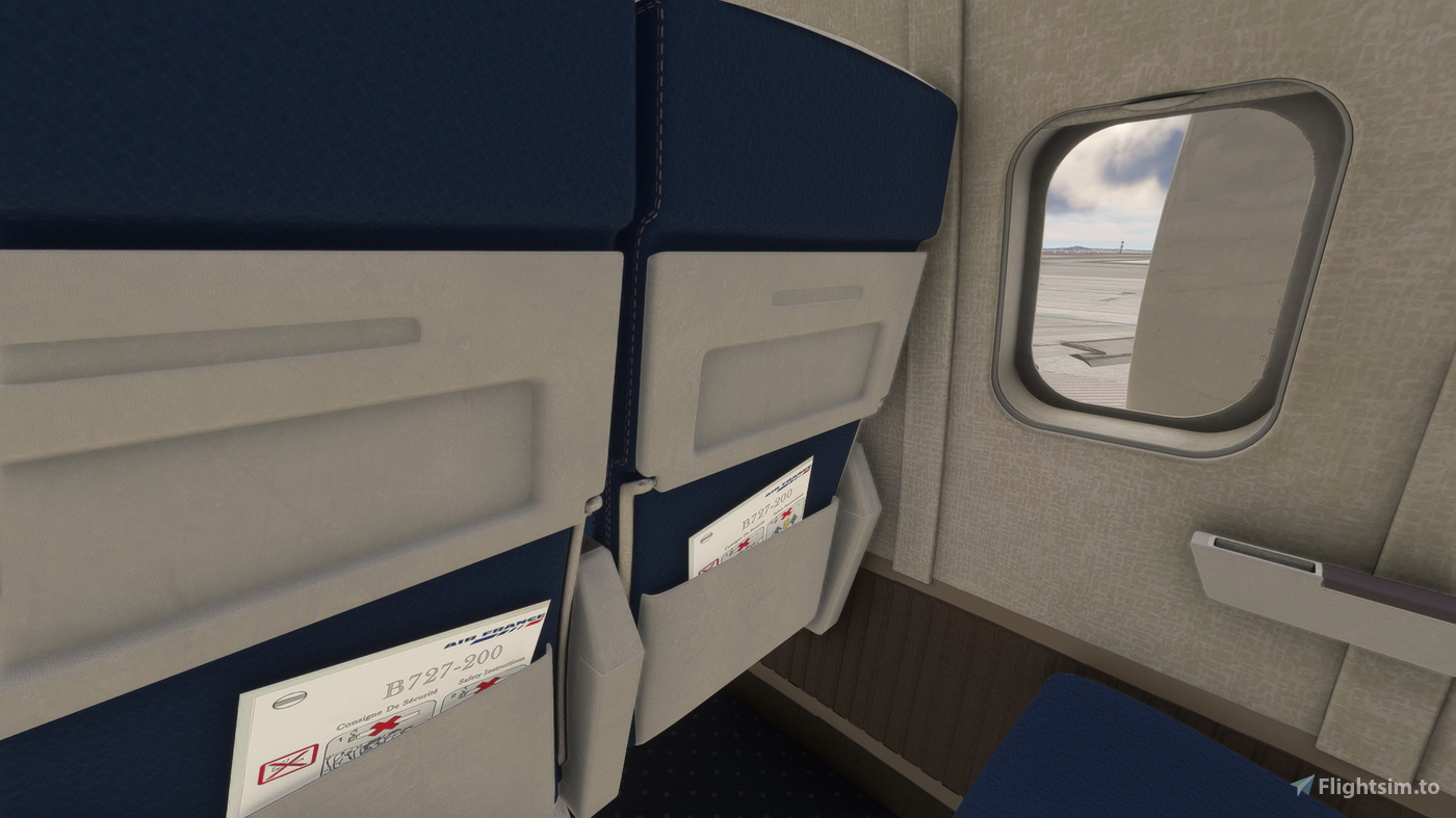 Air France (AFR) F-GCDC | FlightSim Studios B727 Passenger for ...