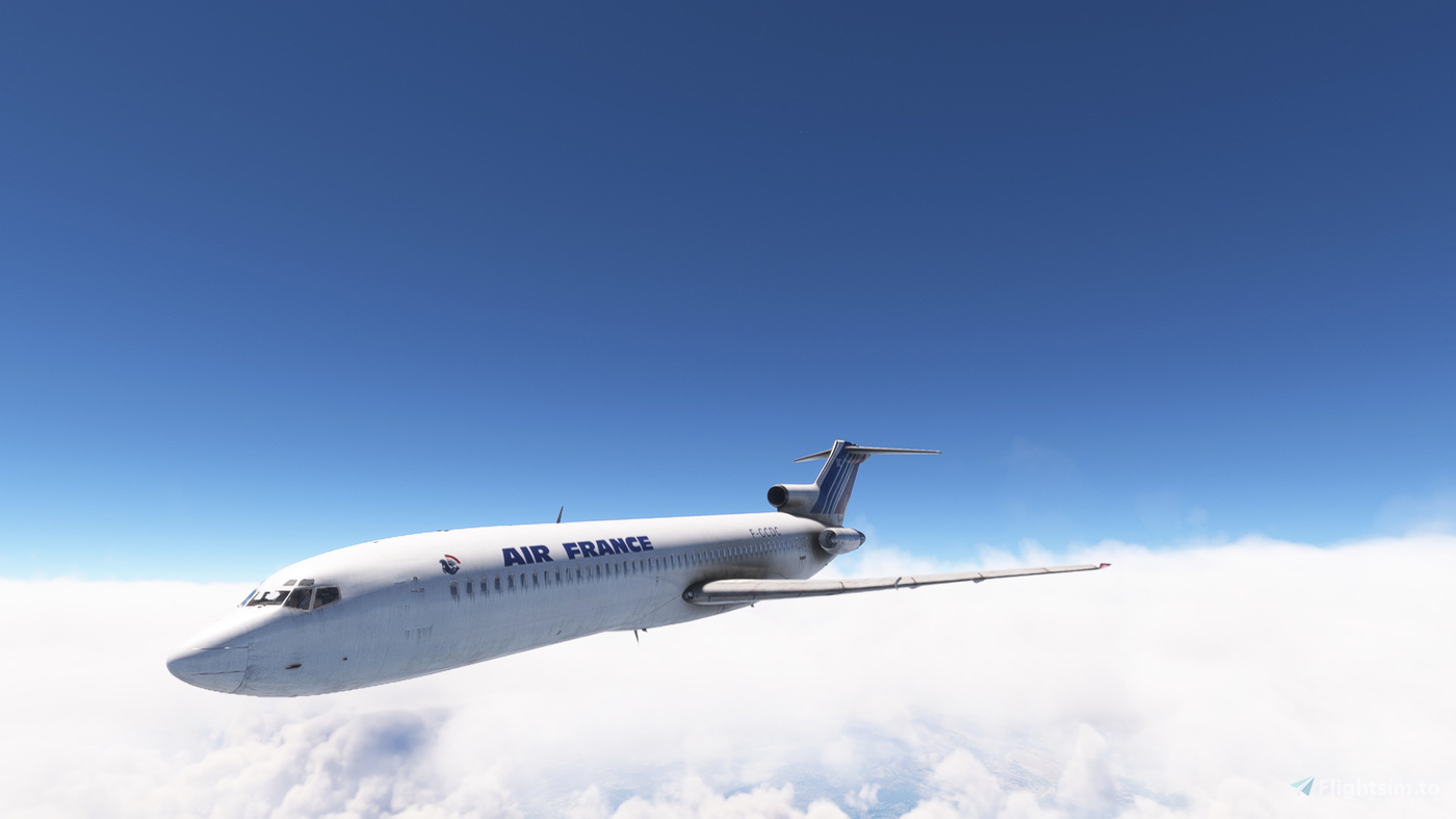 Air France (AFR) F-GCDC | FlightSim Studios B727 Passenger for ...