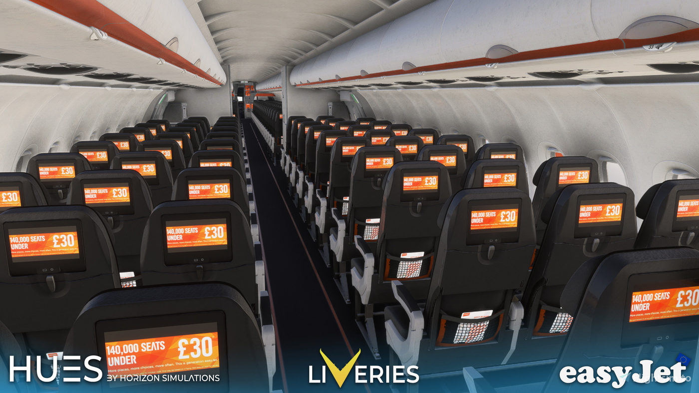 Easyjet Europe Pack w/Cabin | A321 Neo inibuilds/microsoft [8K] for ...