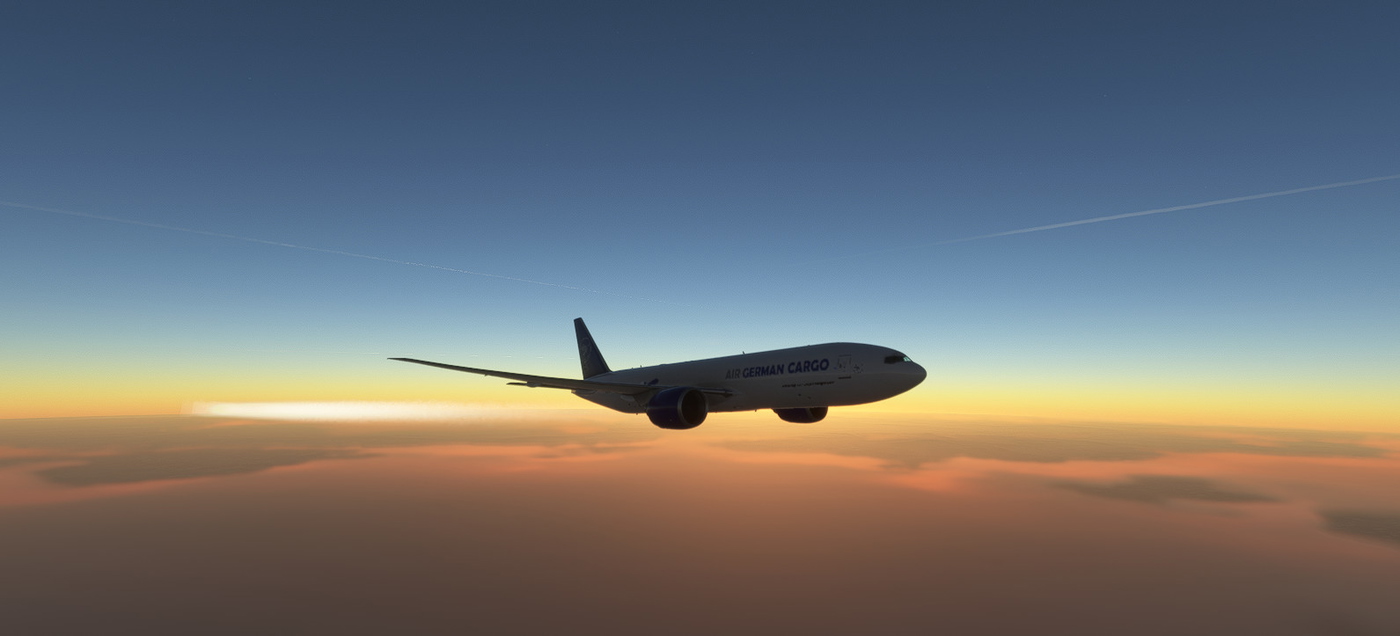 Air German Cargo PMDG B777F D-ALGJ for Microsoft Flight Simulator | MSFS