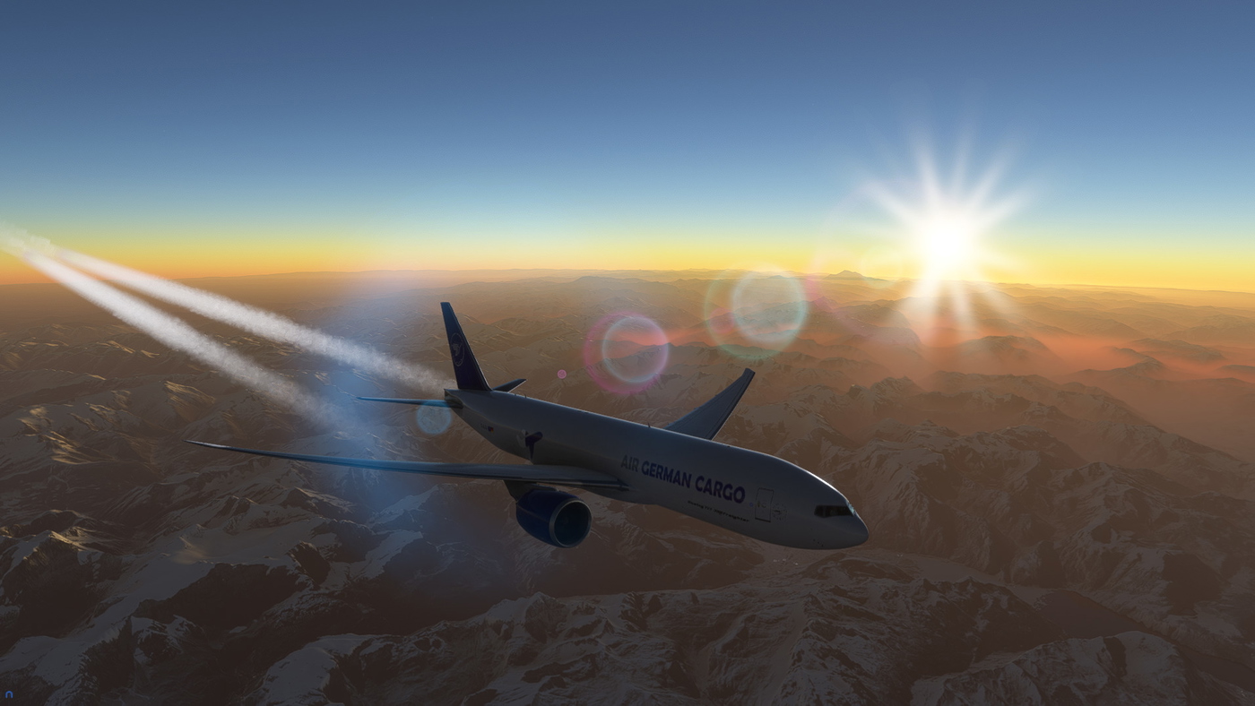 Air German Cargo PMDG B777F D-ALGJ for Microsoft Flight Simulator | MSFS