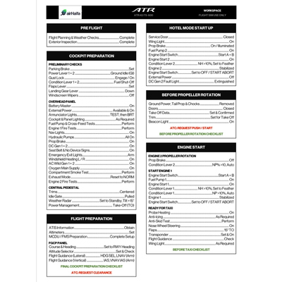 Israir Fenix a320 checklist + cabin announcement text for Microsoft ...