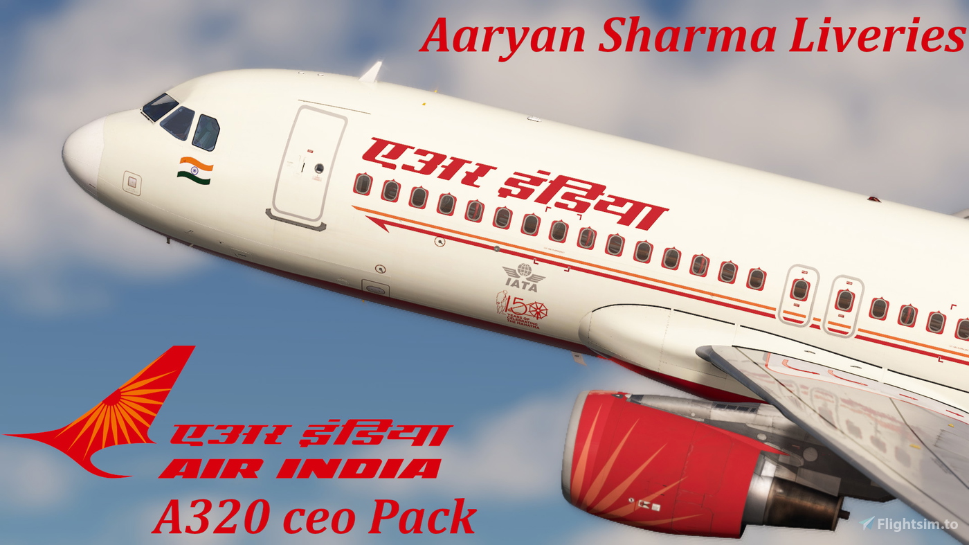 Air India Ultra-Realistic A320ceo Pack || Fenix V2 for Microsoft Flight Simulator | MSFS
