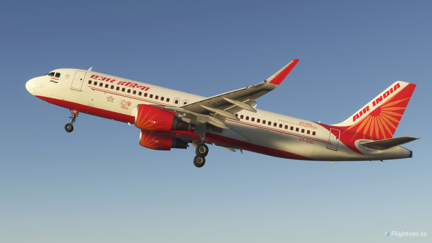 Air India Express A320ceo Sharklets Ultra-Realistic || Fenix A320 for Microsoft Flight Simulator ...
