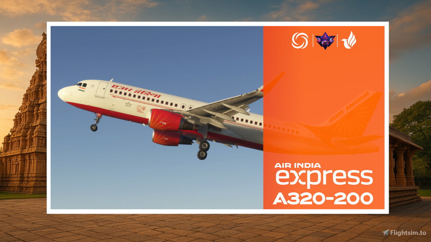 Air India Express A320ceo Sharklets Ultra-Realistic || Fenix A320 for Microsoft Flight Simulator ...