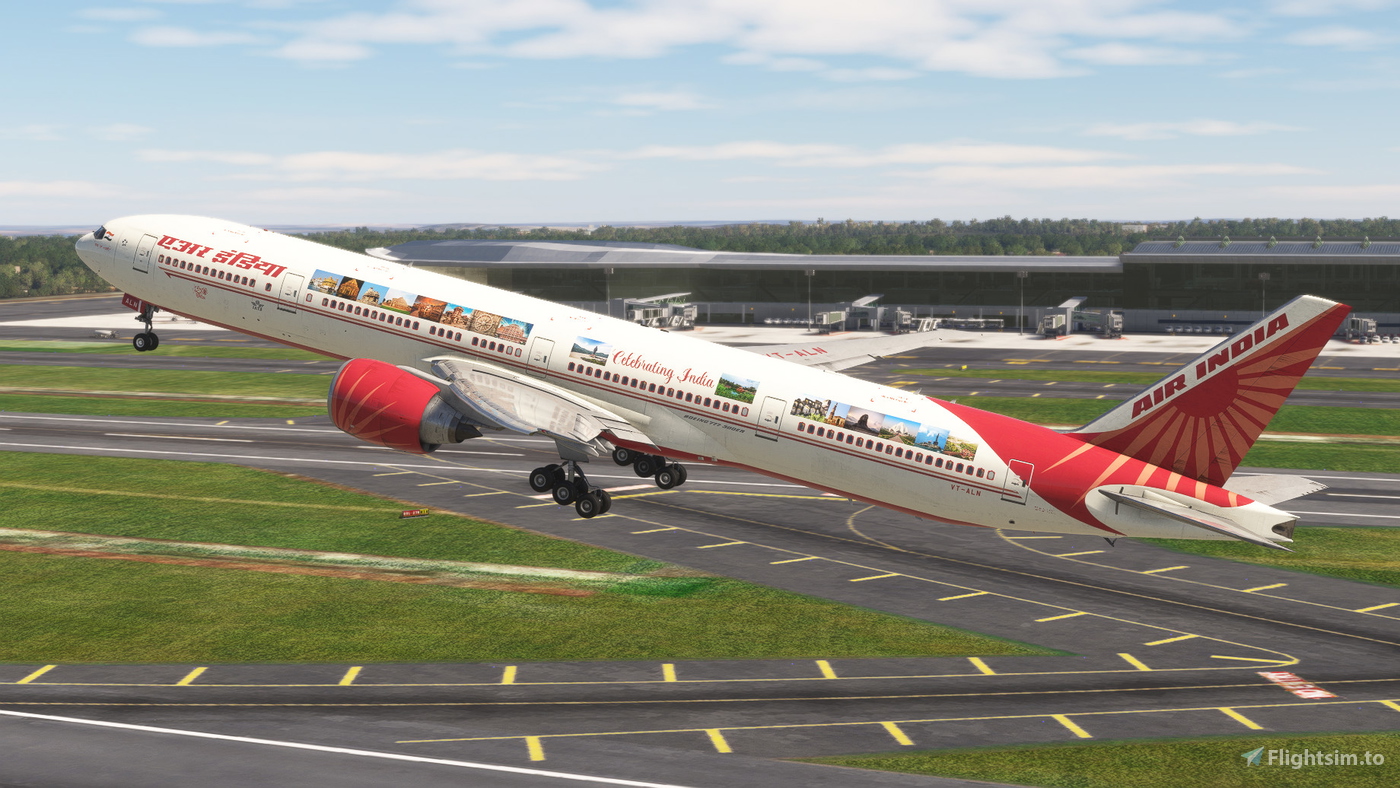 Air India 777-300ER Fleet Pack (8K) with Cabin || PMDG 777-300ER for Microsoft Flight Simulator ...