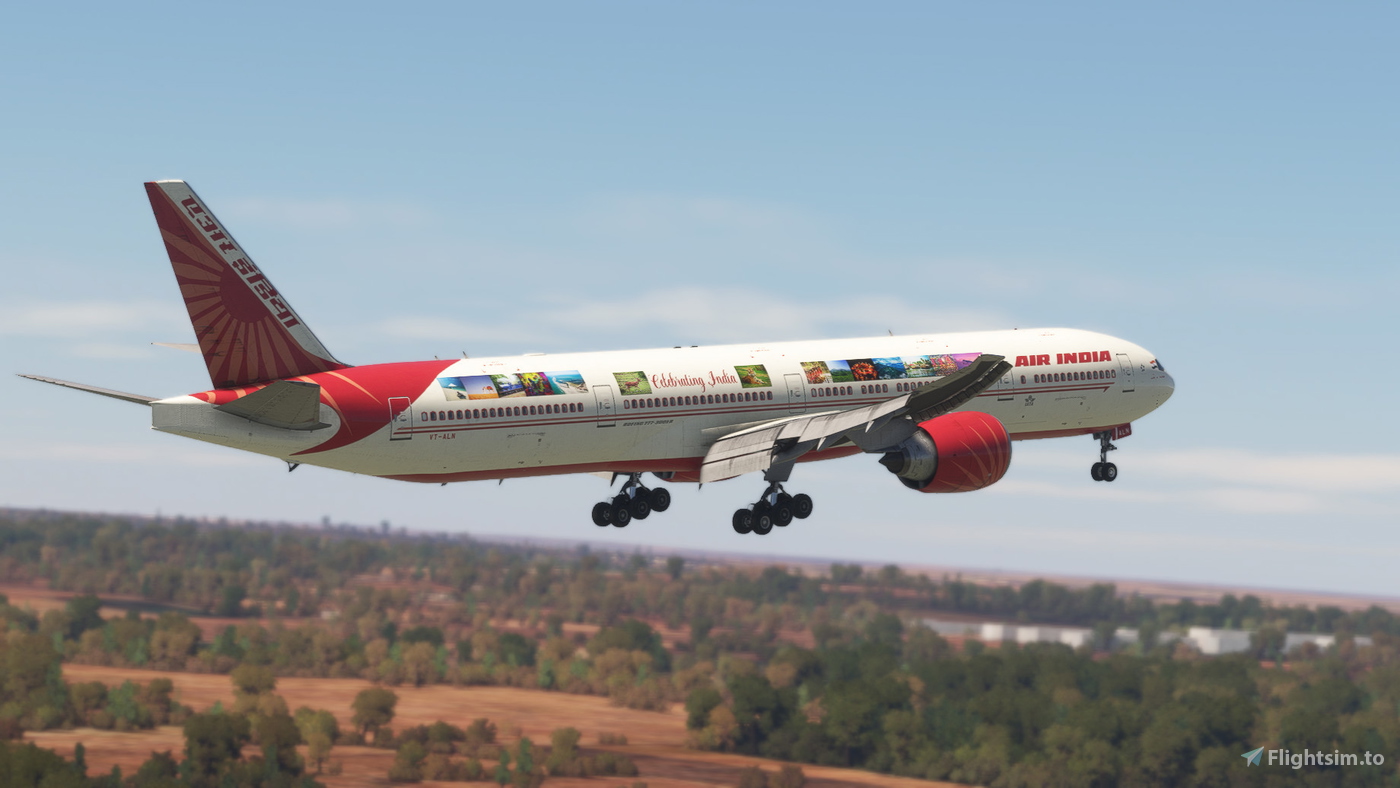 Air India 777-300ER Fleet Pack (8K) with Cabin || PMDG 777-300ER for Microsoft Flight Simulator ...