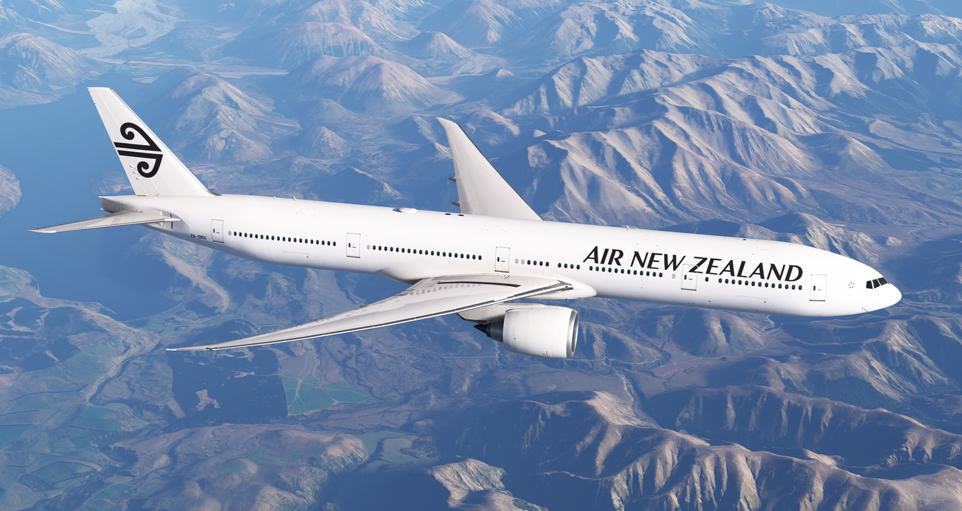 Air New Zealand all White 777-367ER (ZK-OKU) のために Microsoft Flight ...