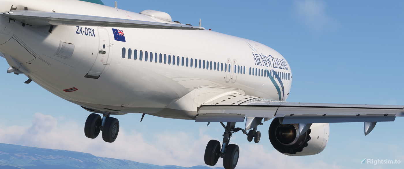 Air New Zealand Pacific Wave (ZK-ORX) Fictional iFly Boeing 737 Max - 8K for Microsoft Flight ...