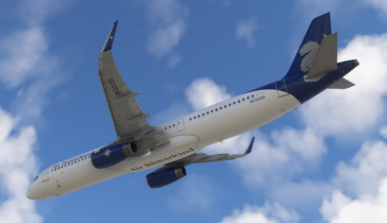 Air Samarkand | Fenix A321 IAE Sharklet w/Racoon mask | w/Cabin | 8K ...