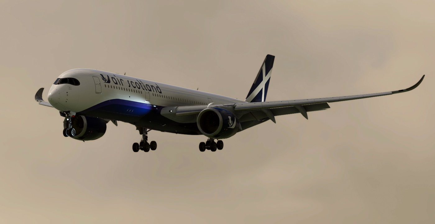 Air Scotland Virtual | iniBuilds A350-900 | G-ESXA | 4K for Microsoft ...