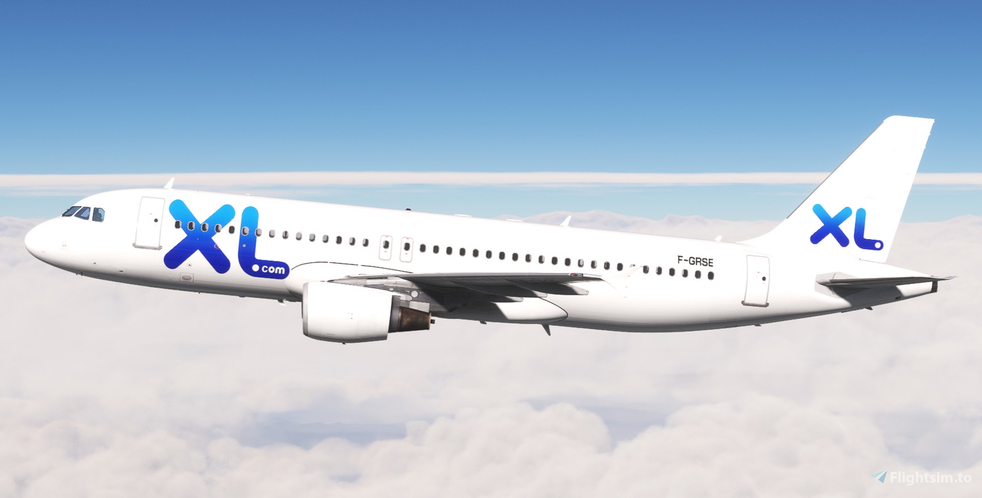 XL Airways France F-GKHK & F-GRSE | Fenix A320 + A321 CFM [8K] for ...