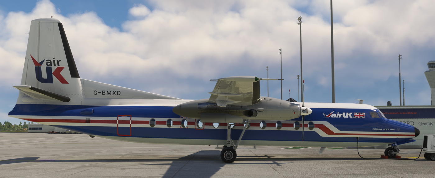 Air UK G-BMXD "Blue Livery" pour Microsoft Flight Simulator | MSFS
