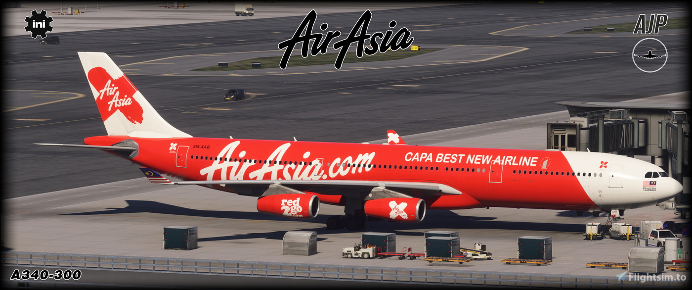 AirAsia X - 9M-XAB - Inibuilds A340-300 for Microsoft Flight Simulator ...