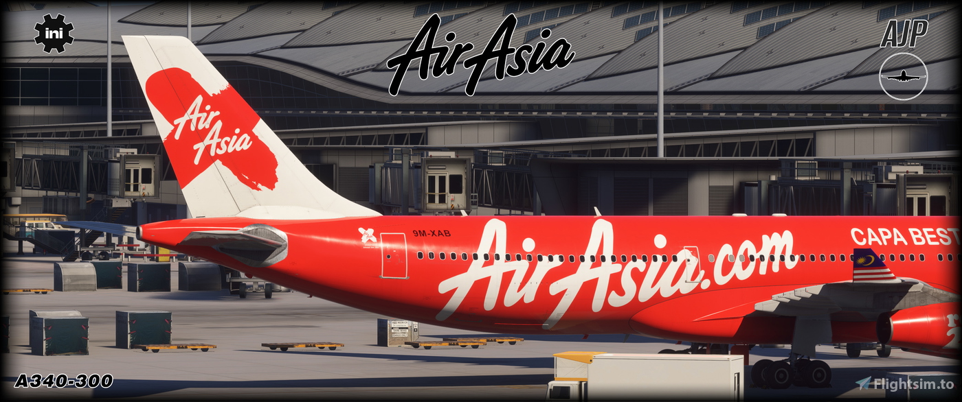 AirAsia X - 9M-XAB - Inibuilds A340-300 for Microsoft Flight Simulator ...