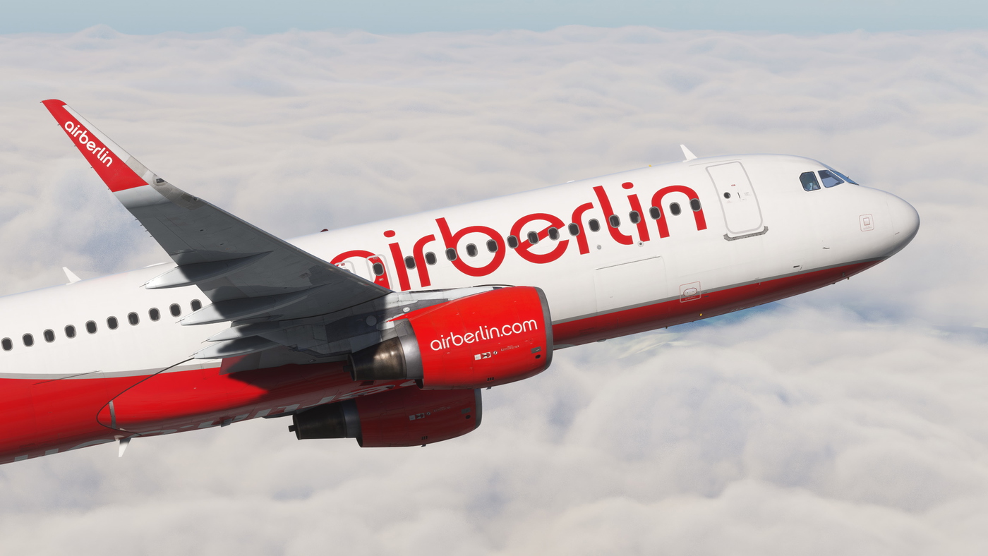 Airberlin [D-ABNX] w/Cabin Fenixsim A320 Sharklet [8K+4K] for Microsoft ...