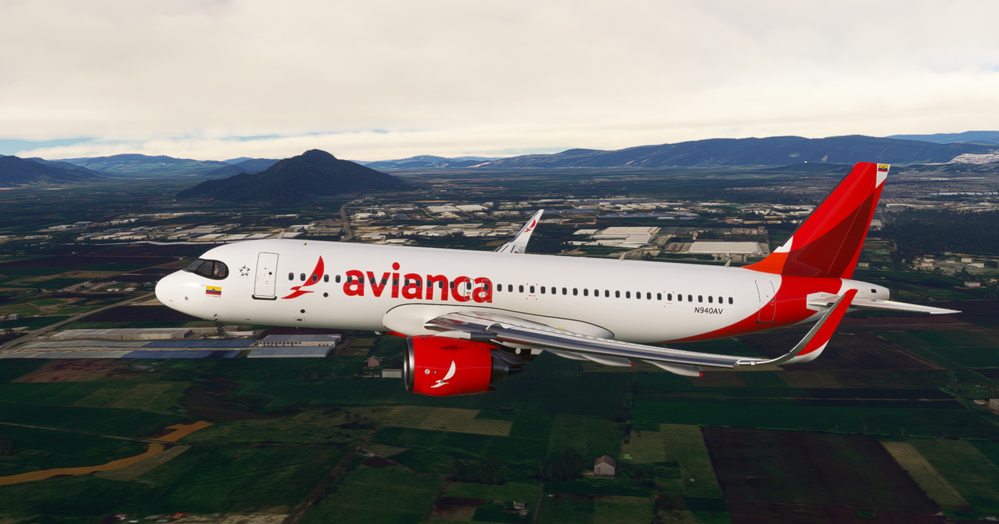 Airbus A20N Avianca N940AV - FlyByWare [A32NX] pour Microsoft Flight ...