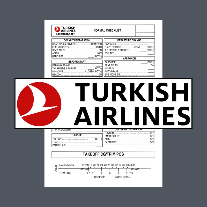 Checklists for Fenix Simulations A320 on Microsoft Flight Simulator