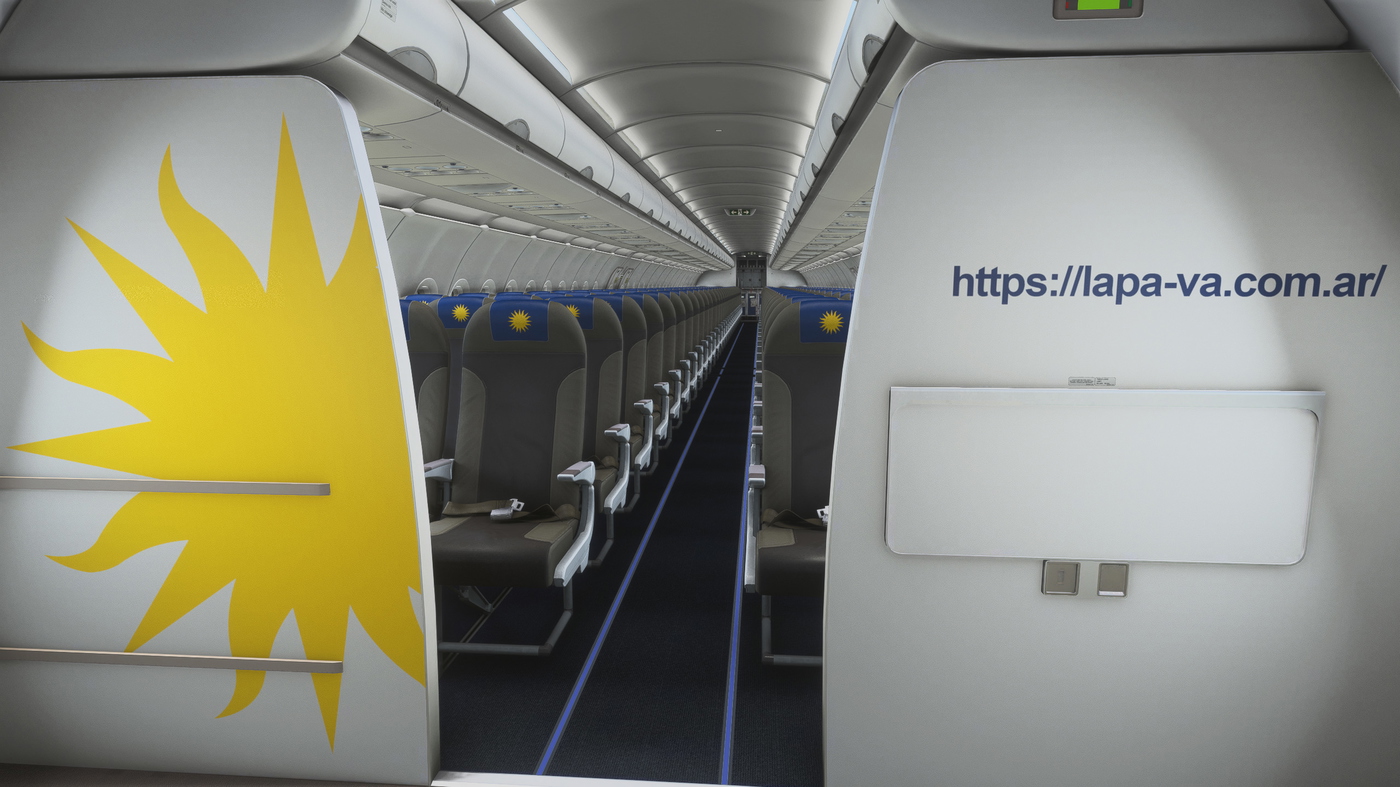 Airbus A320 LAPA VA [PACK] 对于 Microsoft Flight Simulator | MSFS