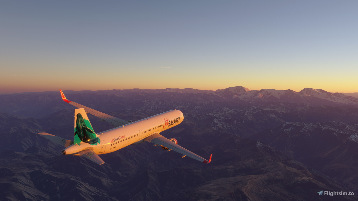 Airbus A321 SL JetSMART Chile (CC-AWT) Ballena Jorobada for Microsoft Flight Simulator | MSFS