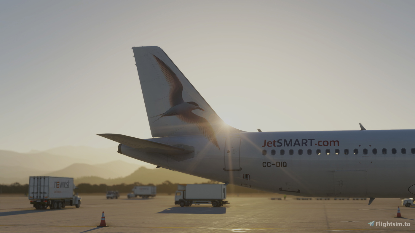 Airbus A321 SL JetSMART Chile (CC-DIQ) Gaviotín Elegante for Microsoft Flight Simulator | MSFS