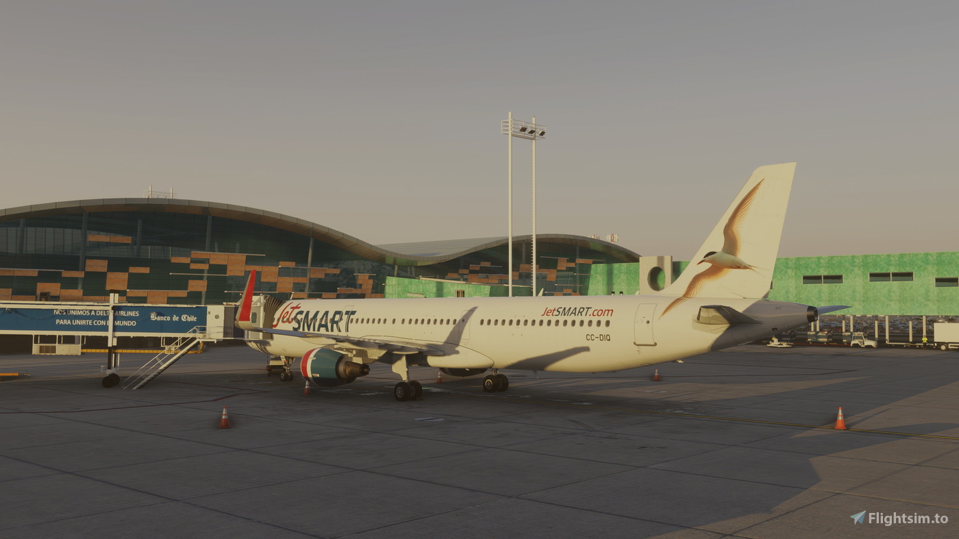 Airbus A321 SL JetSMART Chile (CC-DIQ) Gaviotín Elegante 对于 Microsoft Flight Simulator | MSFS