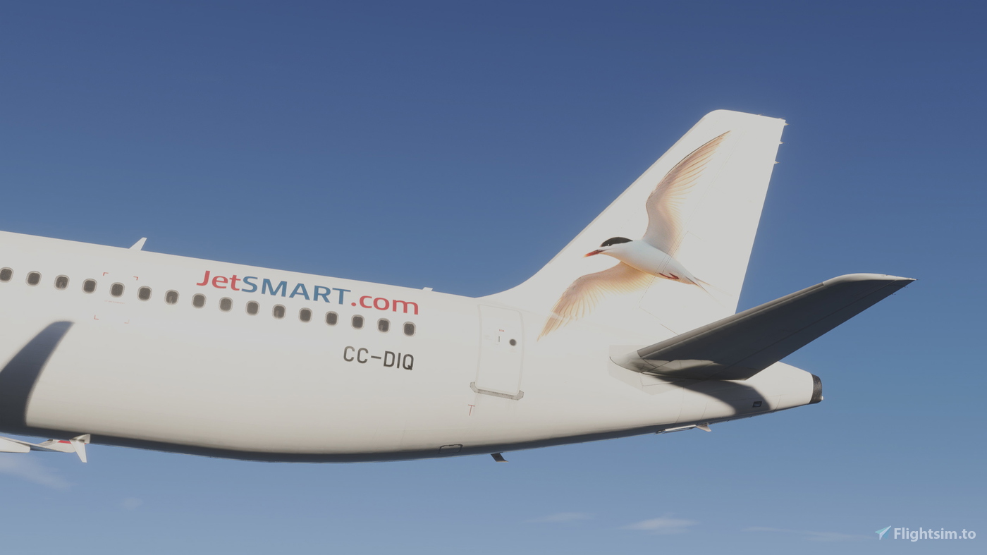 Airbus A321 SL JetSMART Chile (CC-DIQ) Gaviotín Elegante for Microsoft Flight Simulator | MSFS