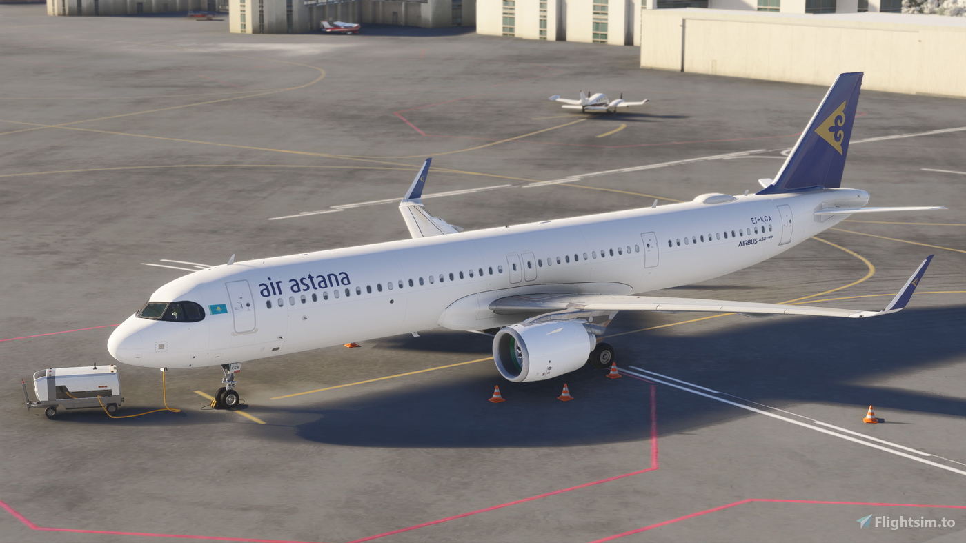 Airbus A321LR Air Astana (EI-KGA) for Microsoft Flight Simulator | MSFS
