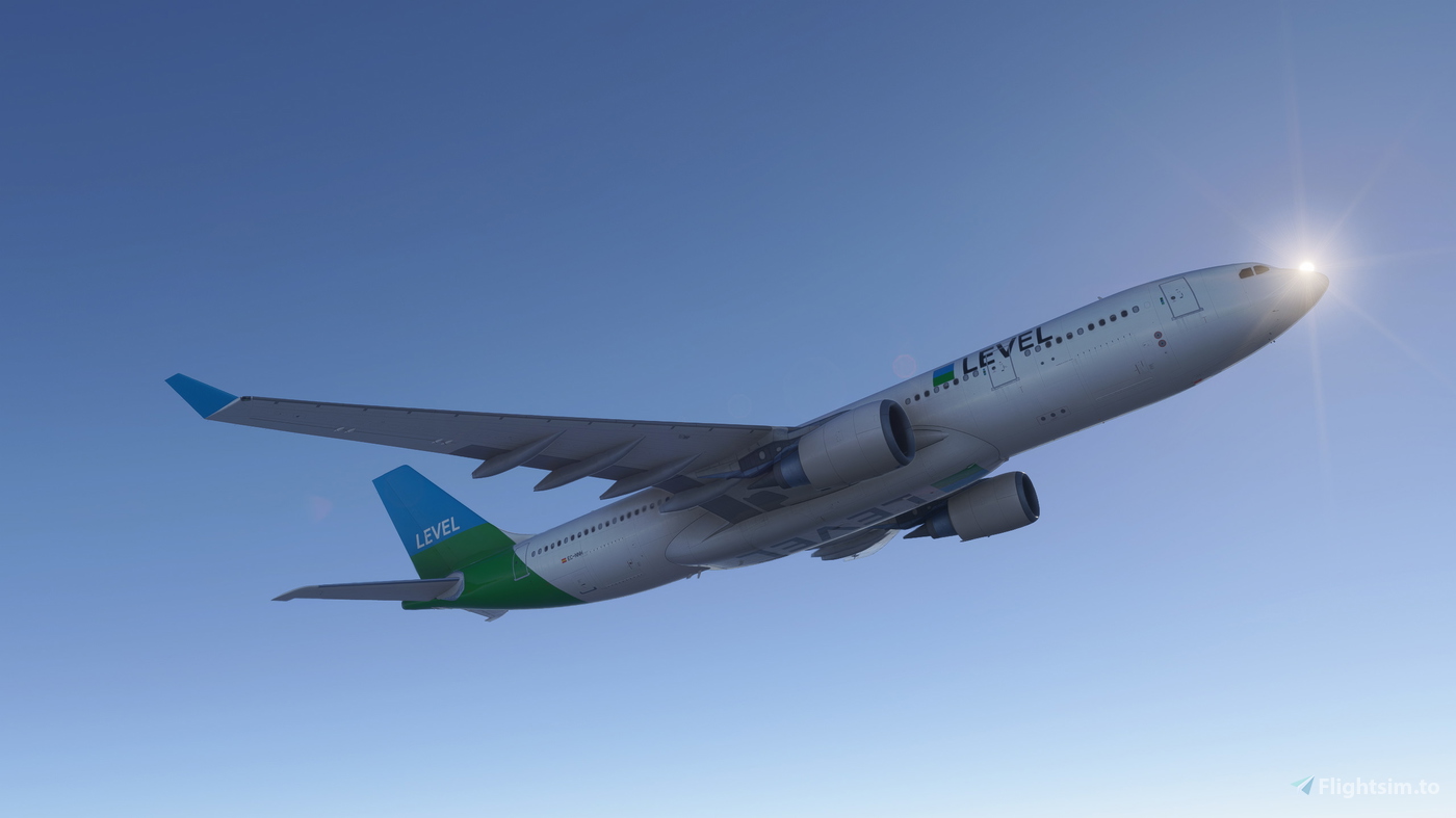 Airbus A330-200 LEVEL (EC-NNH) for Microsoft Flight Simulator | MSFS