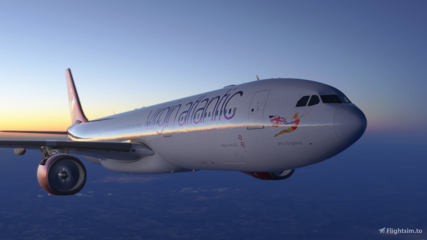 Airbus A330-300 Virgin Atlantic (G-VWAG) for Microsoft Flight Simulator ...