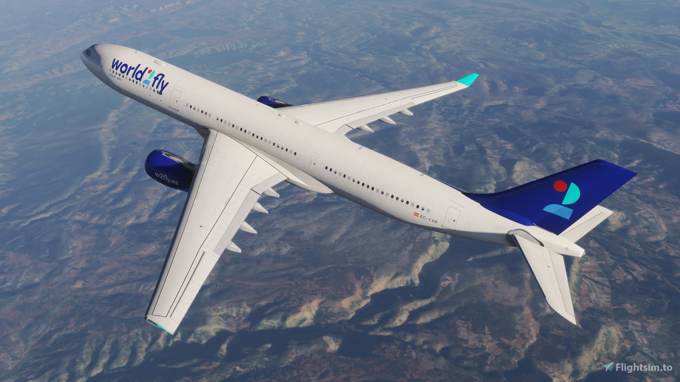 Airbus A330-300 World2Fly (EC-LXR) for Microsoft Flight Simulator | MSFS