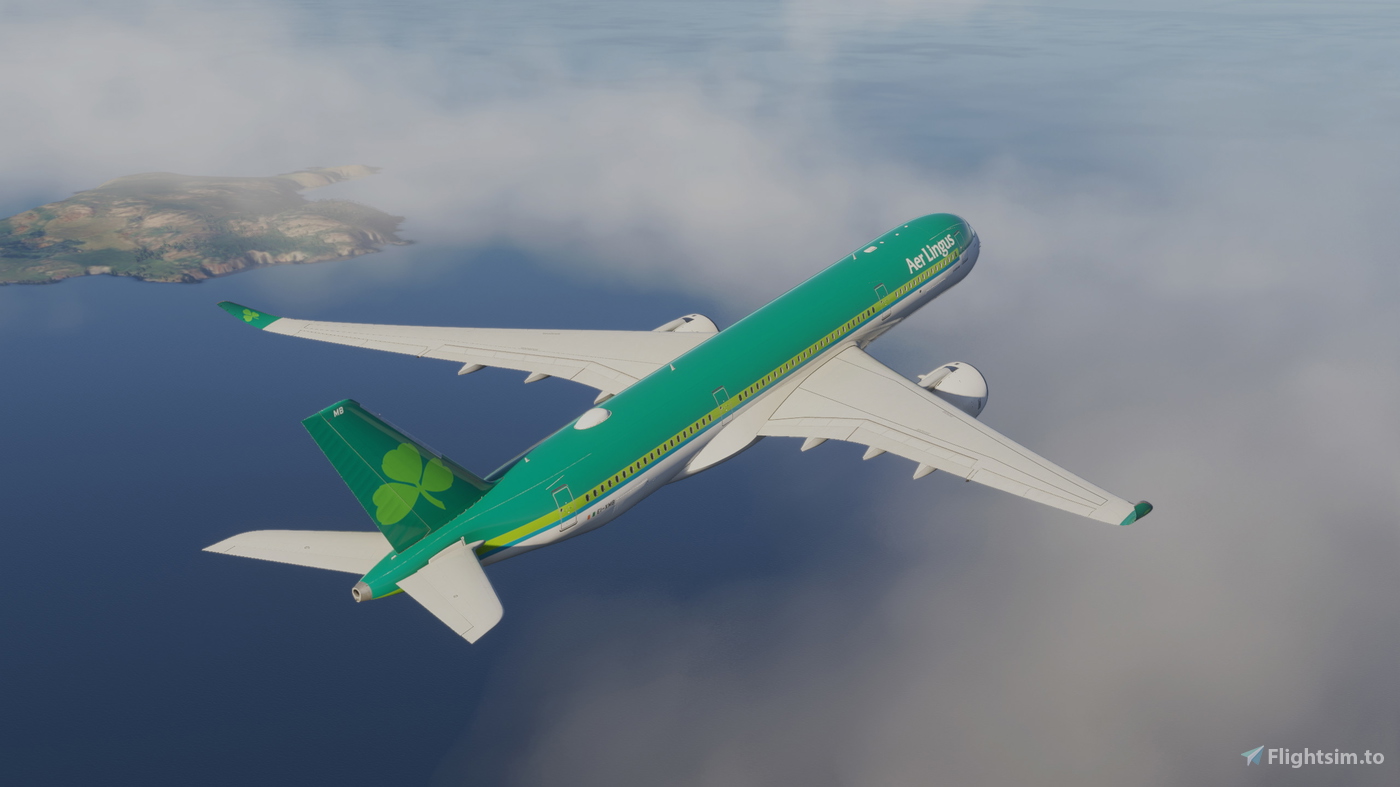 Airbus A350 Aer Lingus (Fictional) for Microsoft Flight Simulator | MSFS