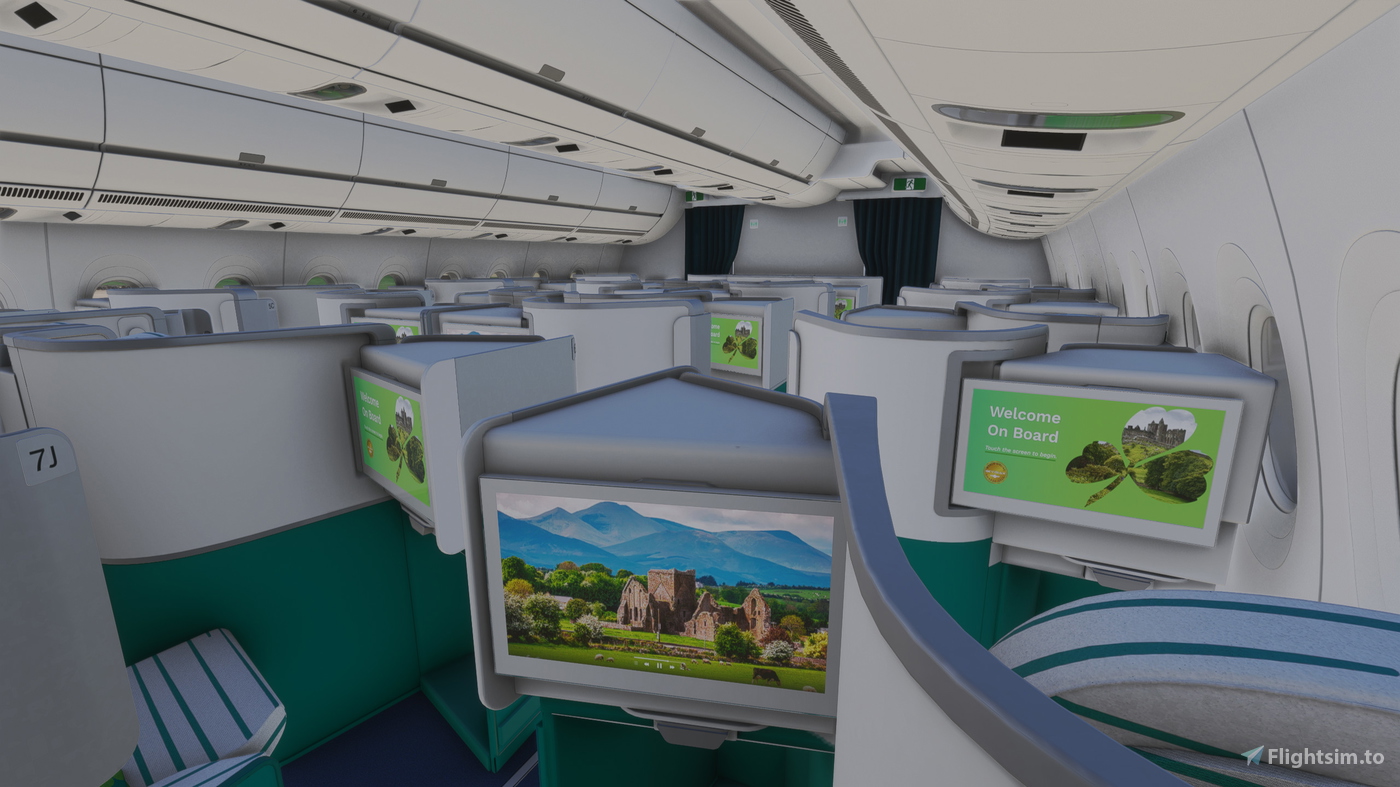 Airbus A350 Aer Lingus (Fictional) for Microsoft Flight Simulator | MSFS