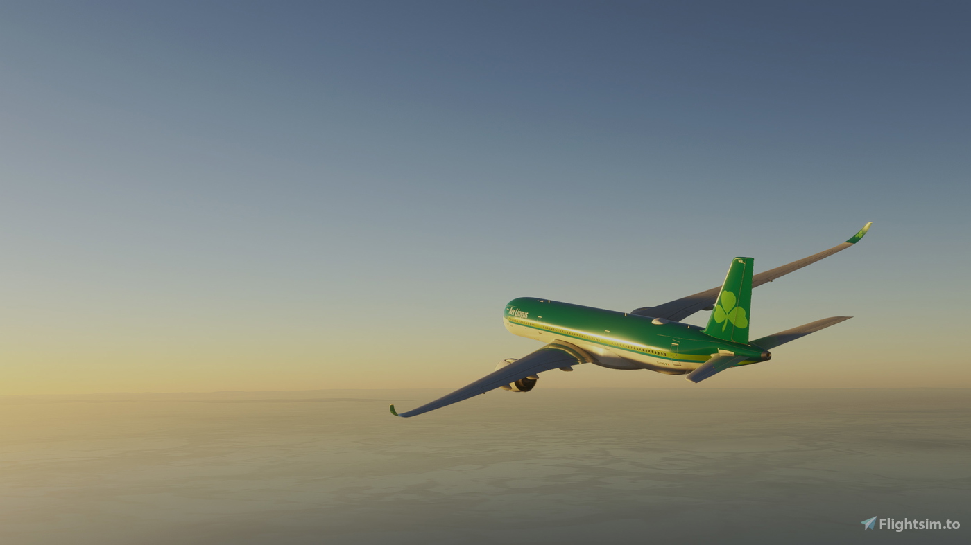 Airbus A350 Aer Lingus (Fictional) for Microsoft Flight Simulator | MSFS