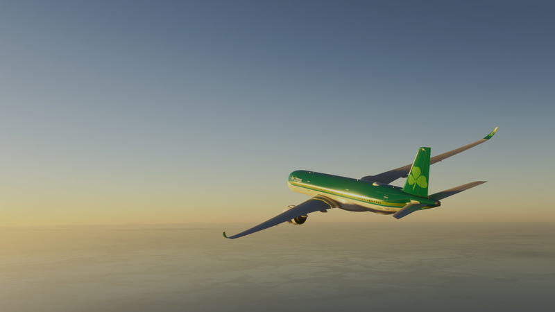 Airbus A350 Aer Lingus (Fictional) for Microsoft Flight Simulator | MSFS